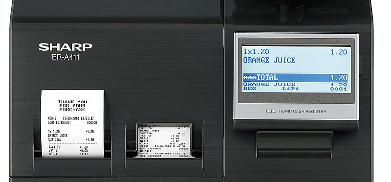 Sharp ER-A411 X - Hessen Kassensysteme
