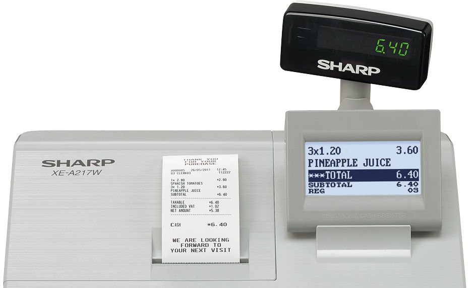 Sharp XE-A217 XW - Hessen Kassensysteme