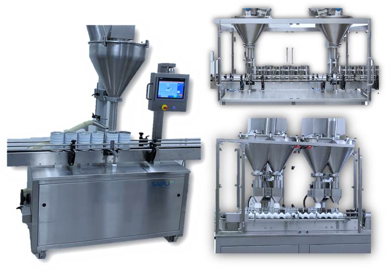 INLINE SINGLE, DOUBLE or FOUR HEADS FILLER