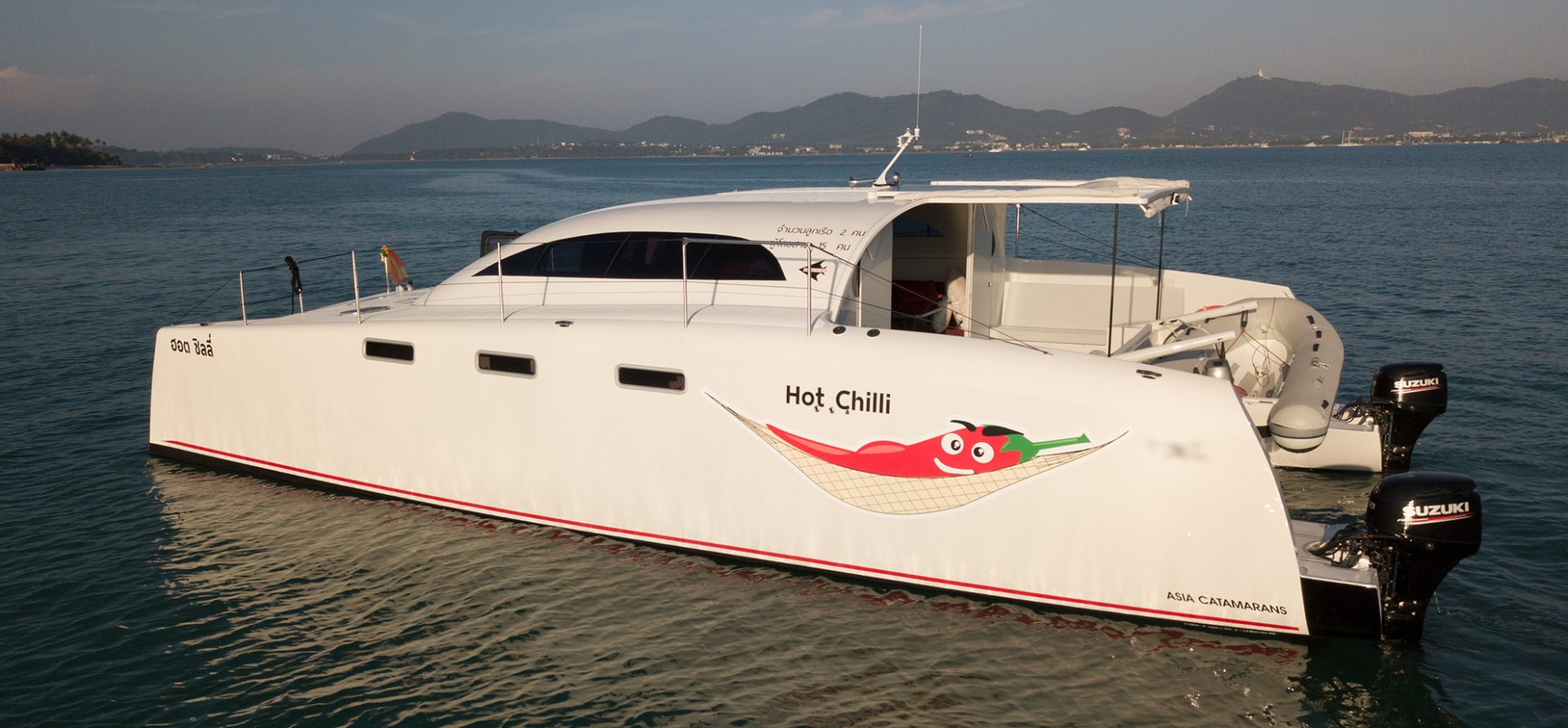 Thailand Yacht Charter – Crewed Motor Catamaran in Phuket - Hot Chilli