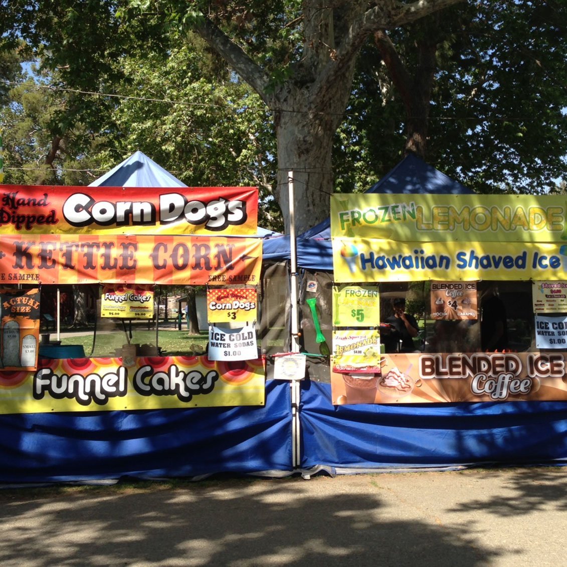 Bakersfield catering fundraising food vendor kettle corn shaved ice