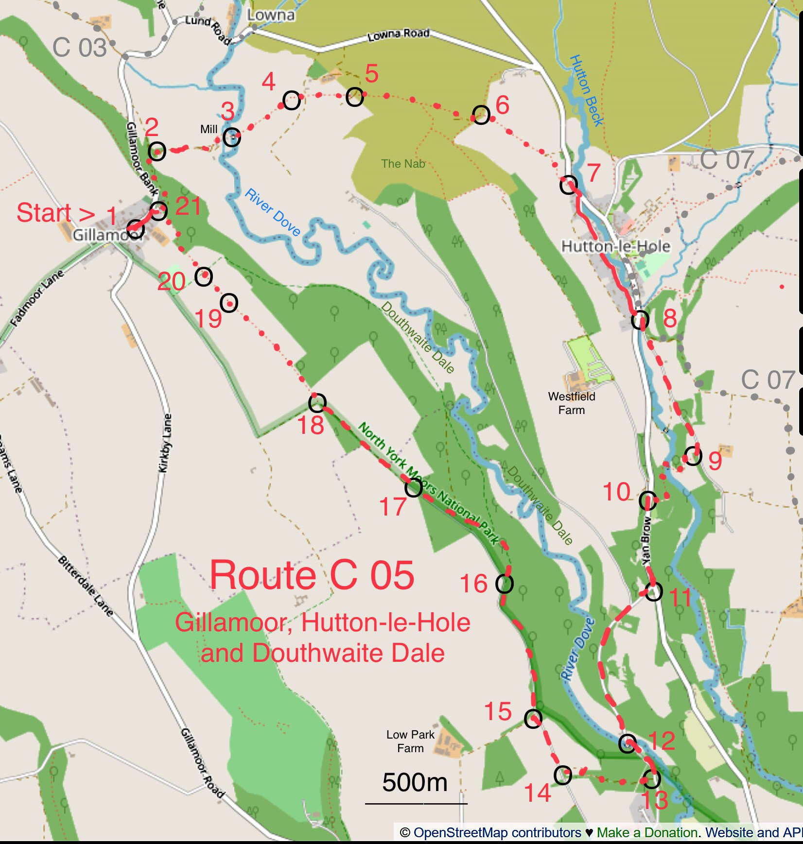 Peter's Walks in Yorkshire countryside