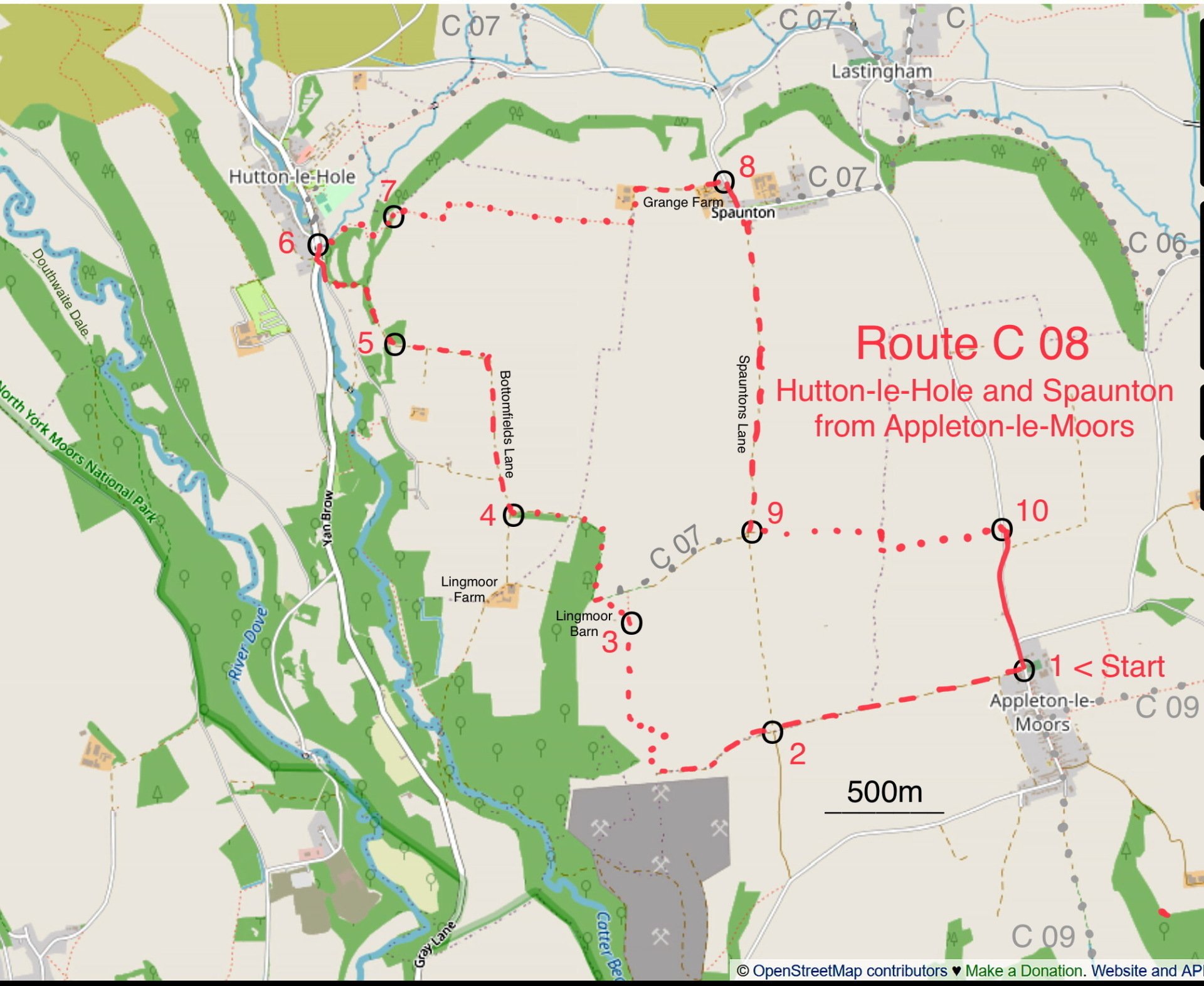 Peter's Walks in Yorkshire countryside