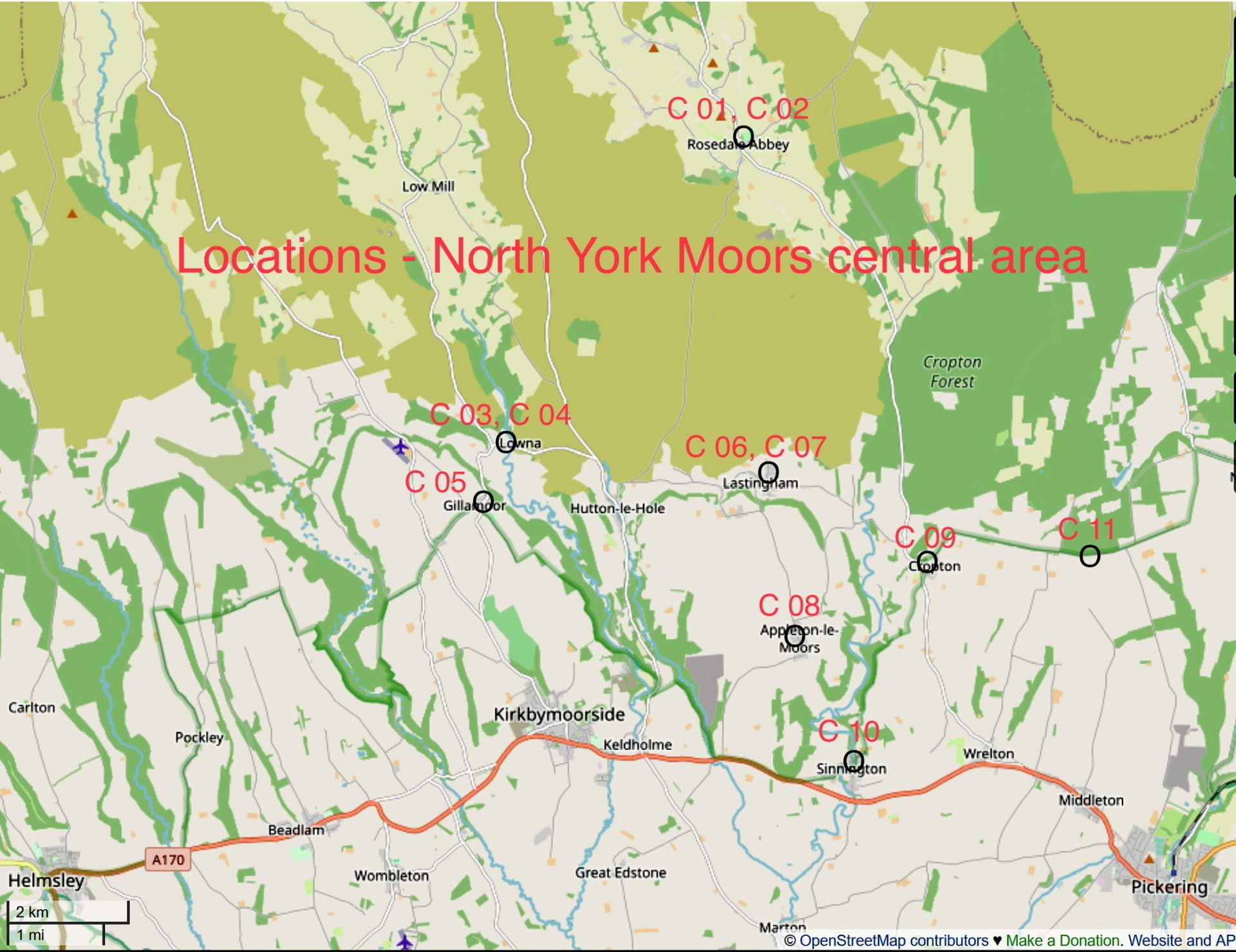 Peter's Walks in Yorkshire countryside