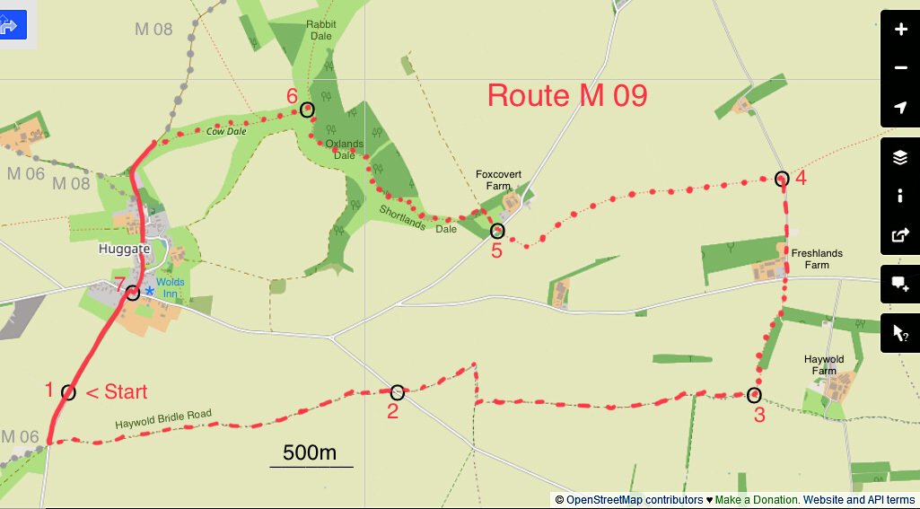 Peter's Walks in Yorkshire countryside