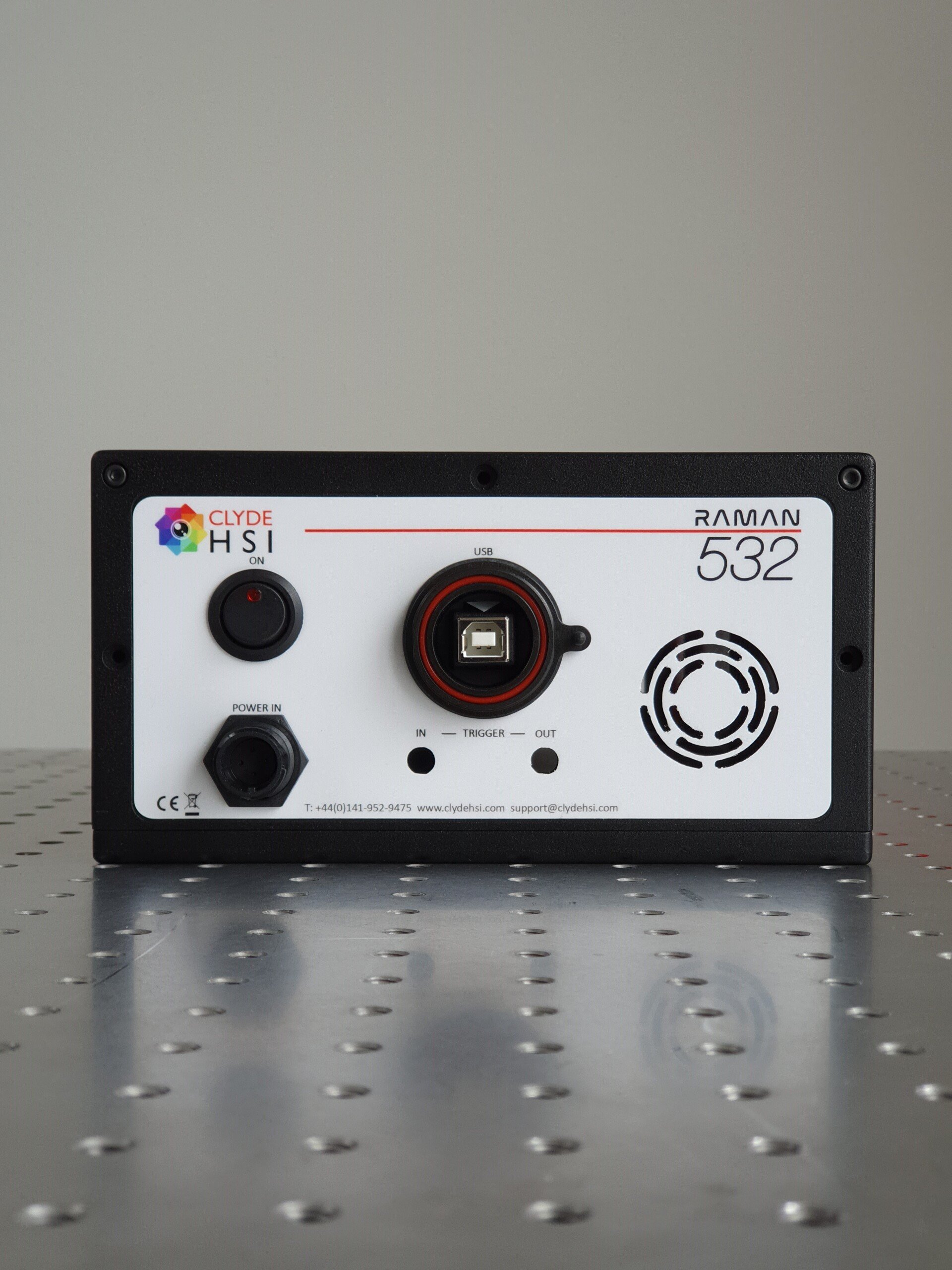 RAMAN-532 Hyperspectral Camera | 520 - 635nm | ClydeHSI