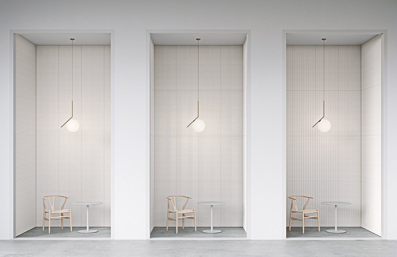 Baux - Panel acústico para pared de madera y cemento