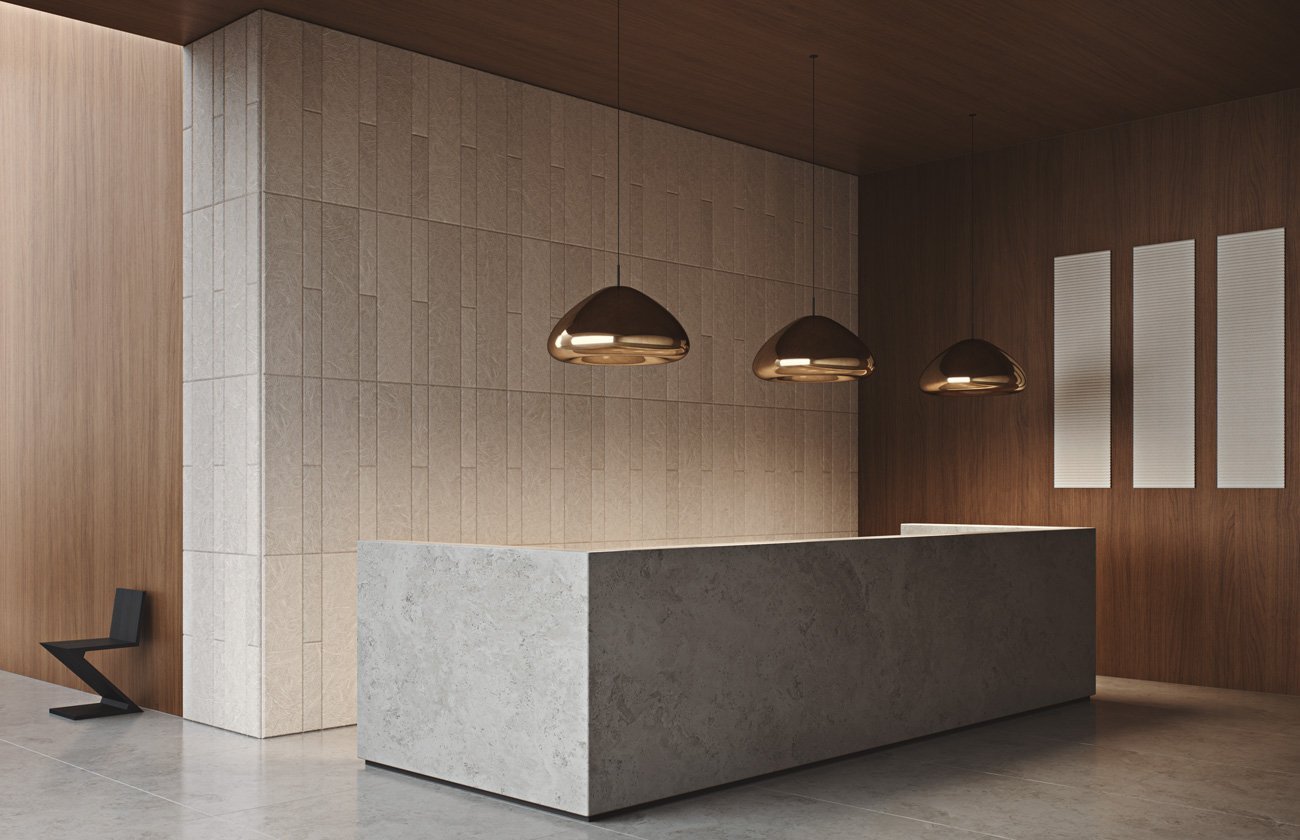 Baux - Panel acústico para pared de madera y cemento