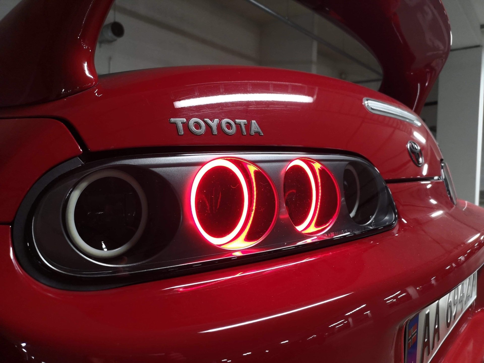 Toyota Supra Led Halo Tail Lights