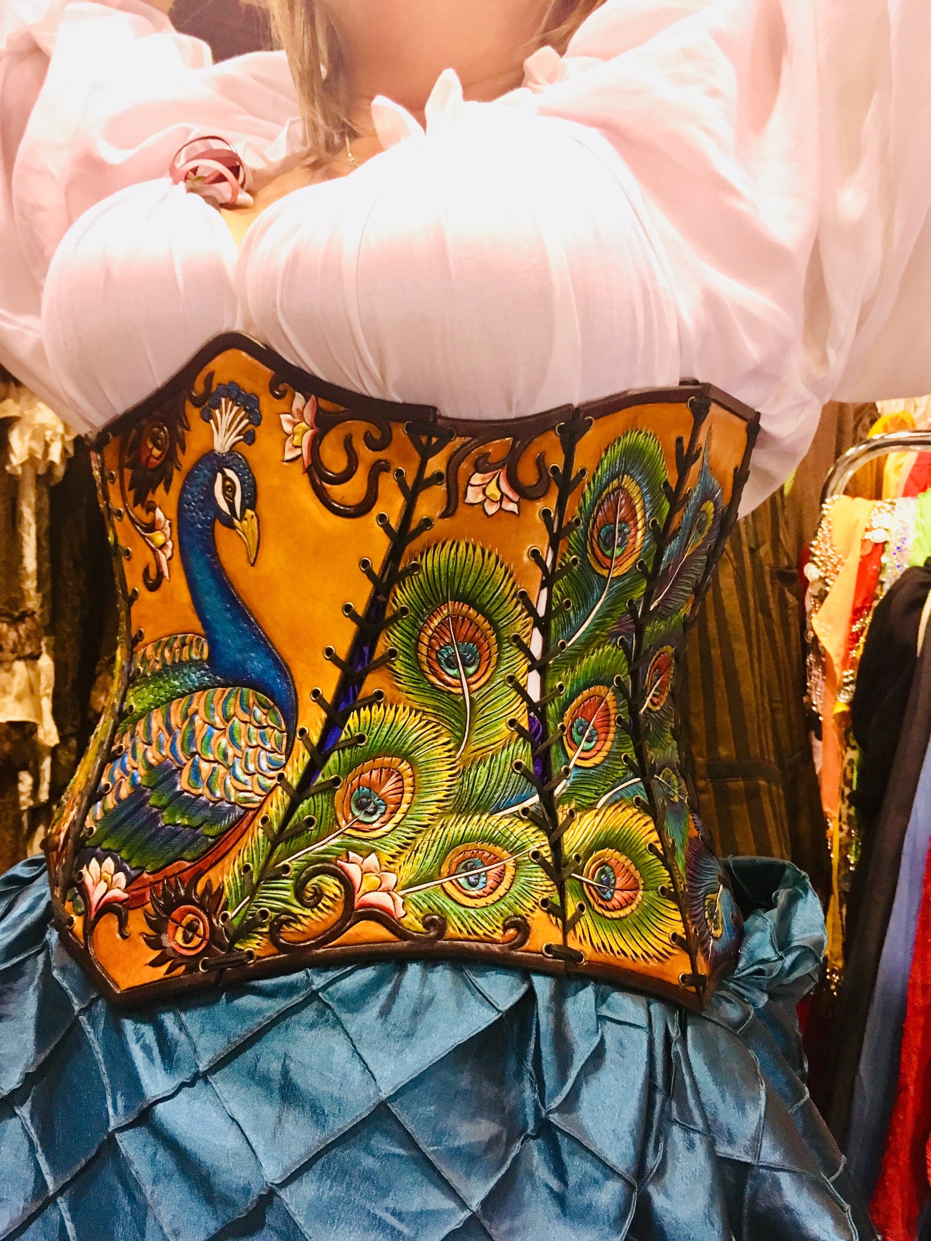 Royal Peacock Corset