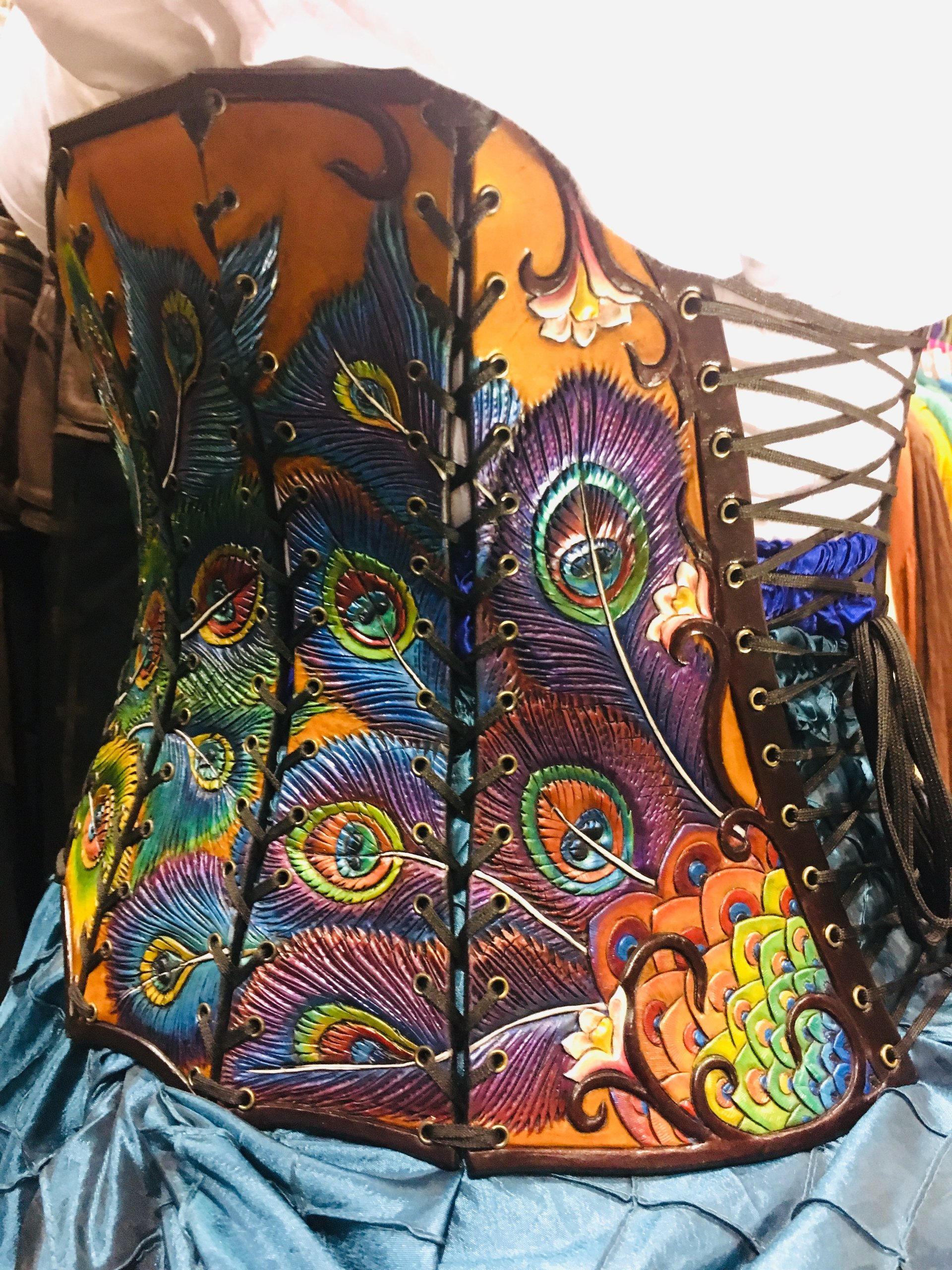 Royal Peacock Corset