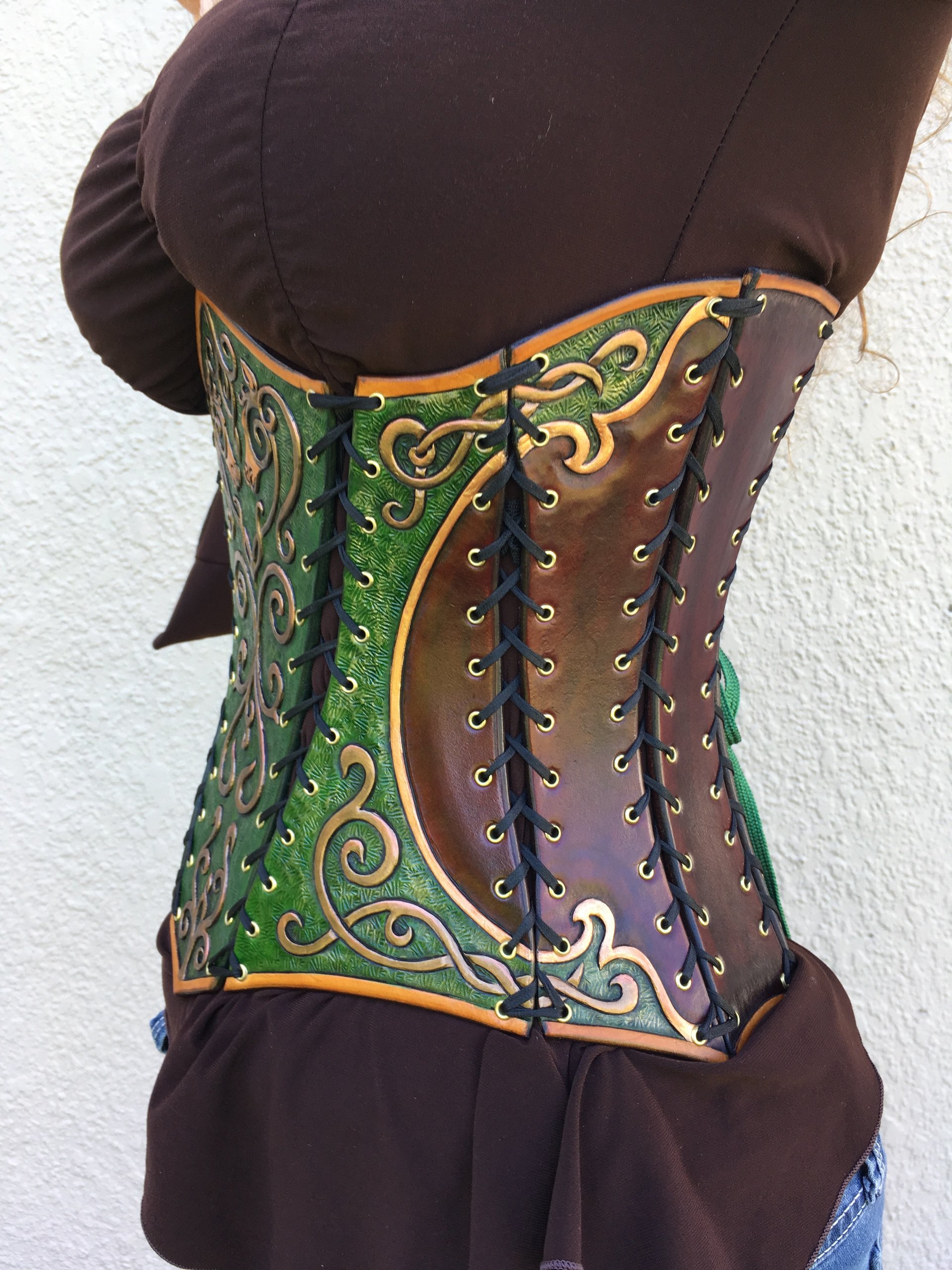 Celtic Horse Swirl Corset