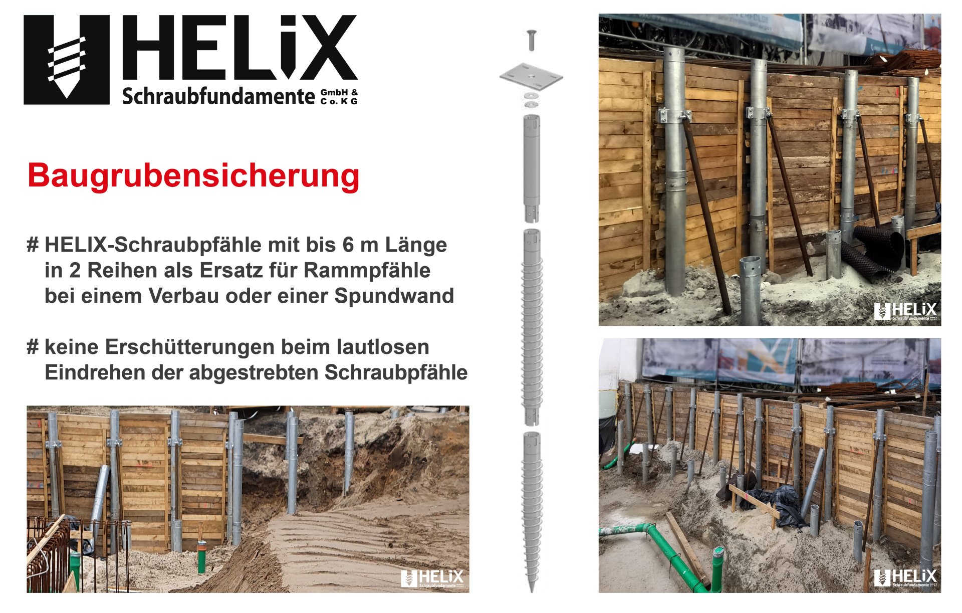 HELIX-Schraubfundamente: Schnell, sicher & nachhaltig ohne Beton!