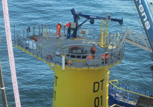 TP covers for offshore wind farm construction