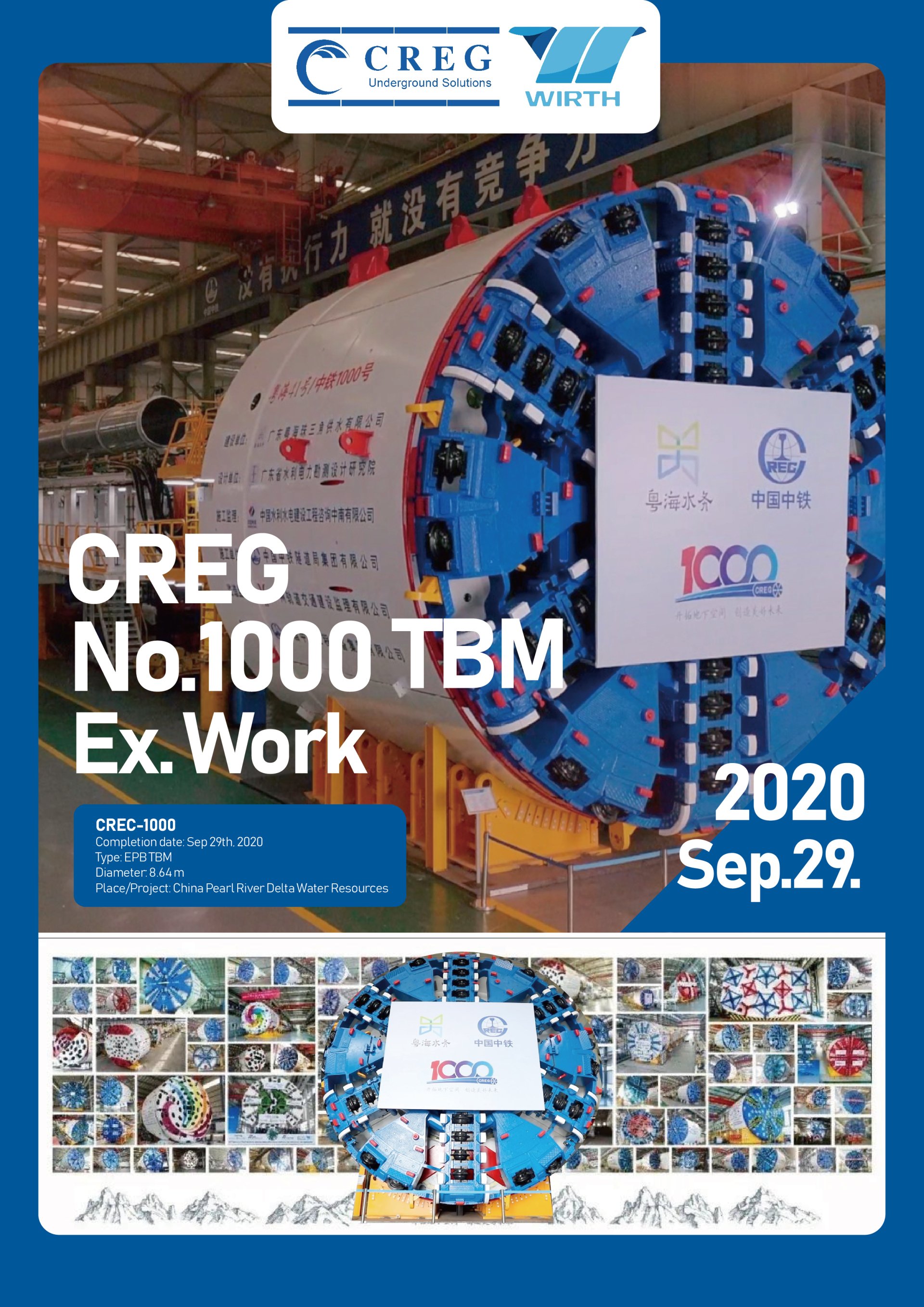 CREG No. 1000 TBM ex. Work!