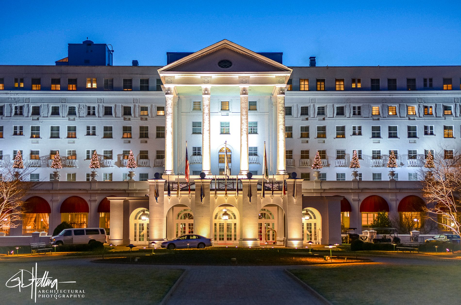 Architectural Photography of The Greenbrier Resort in White Sulphur ...