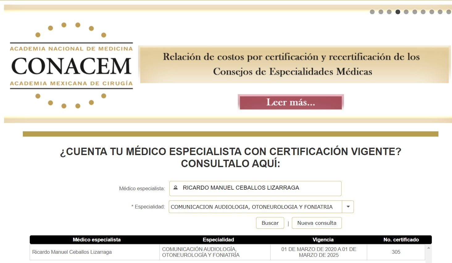 Otoneurólogo en CDMX