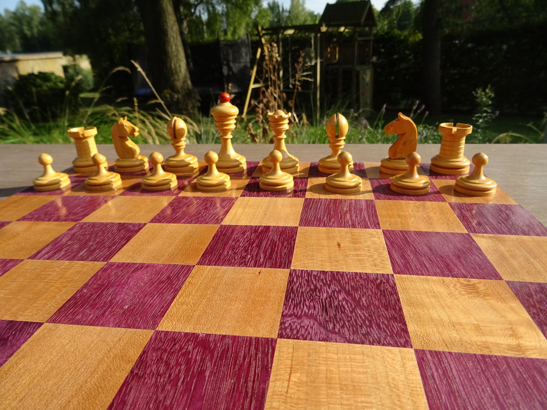 Danish Union Chess Set (aka "Knubbel"), 1940-1960
