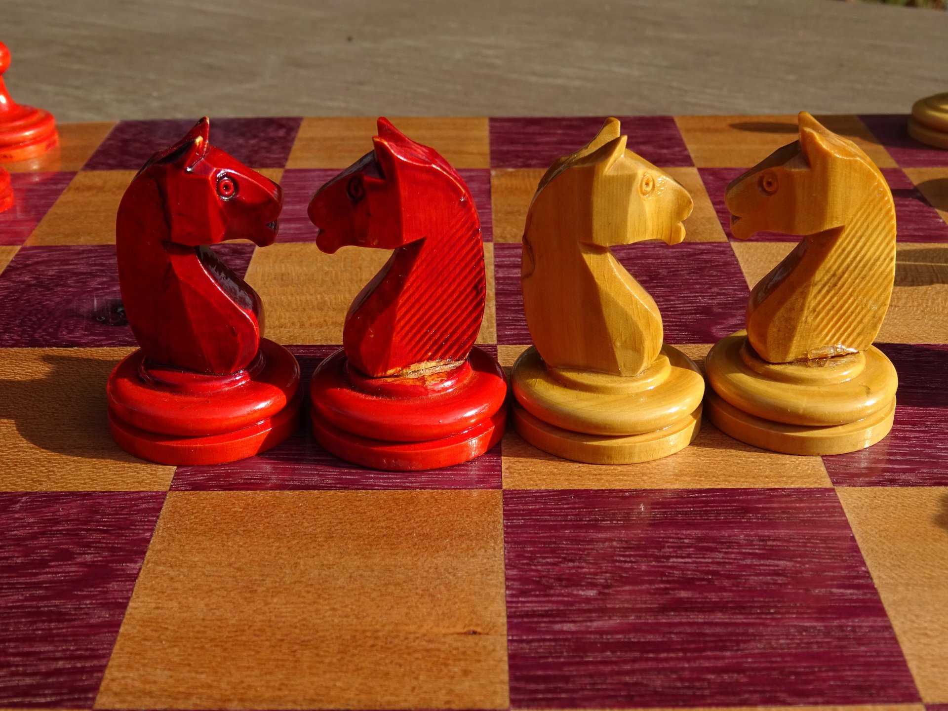 Danish Union Chess Set (aka "Knubbel"), 1940-1960
