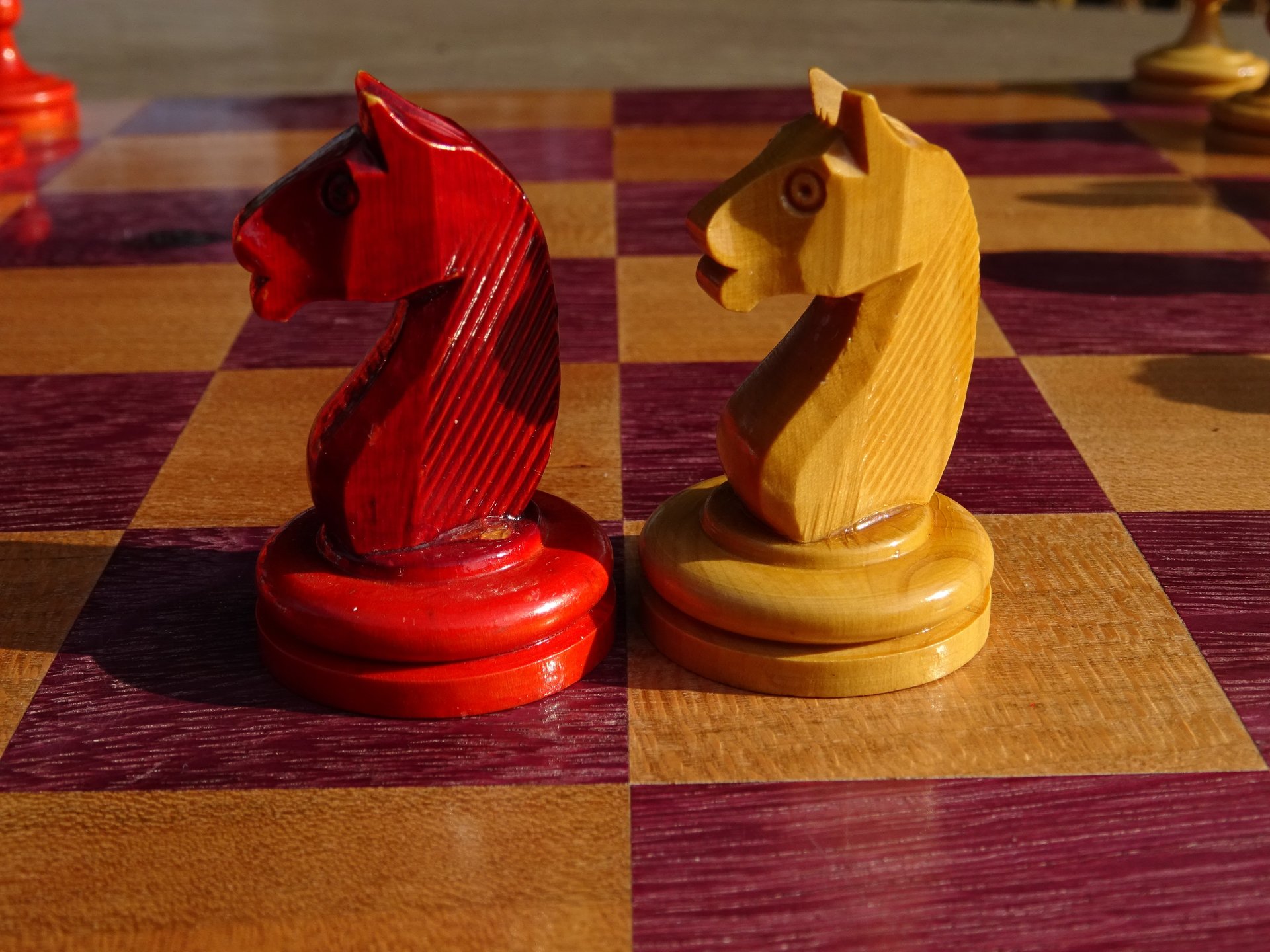 Danish Union Chess Set (aka "Knubbel"), 1940-1960