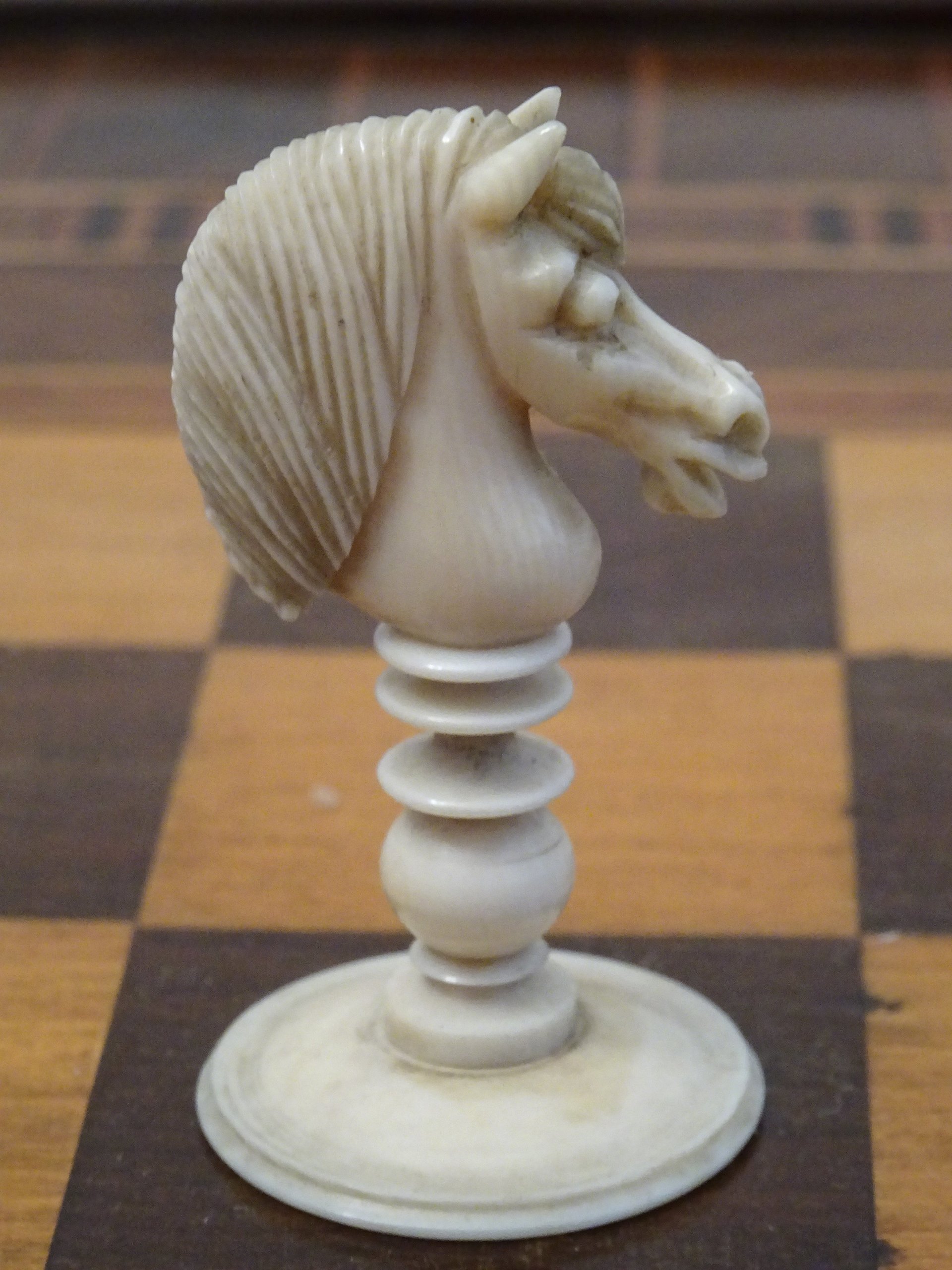 English Ivory Chess Set, Thomas Lund, ca. 1820-1850