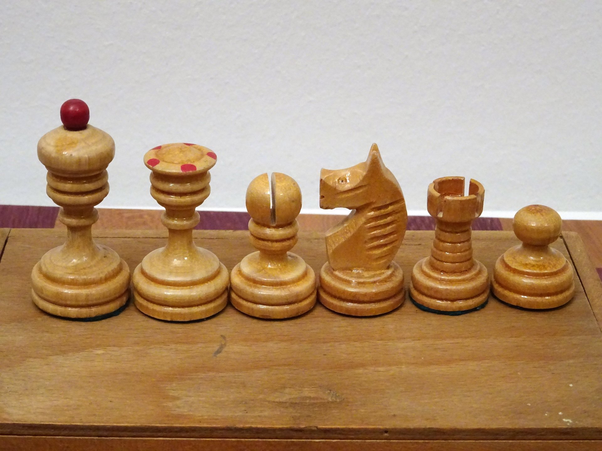 Danish Union Chess Set (aka "Knubbel"), 1950