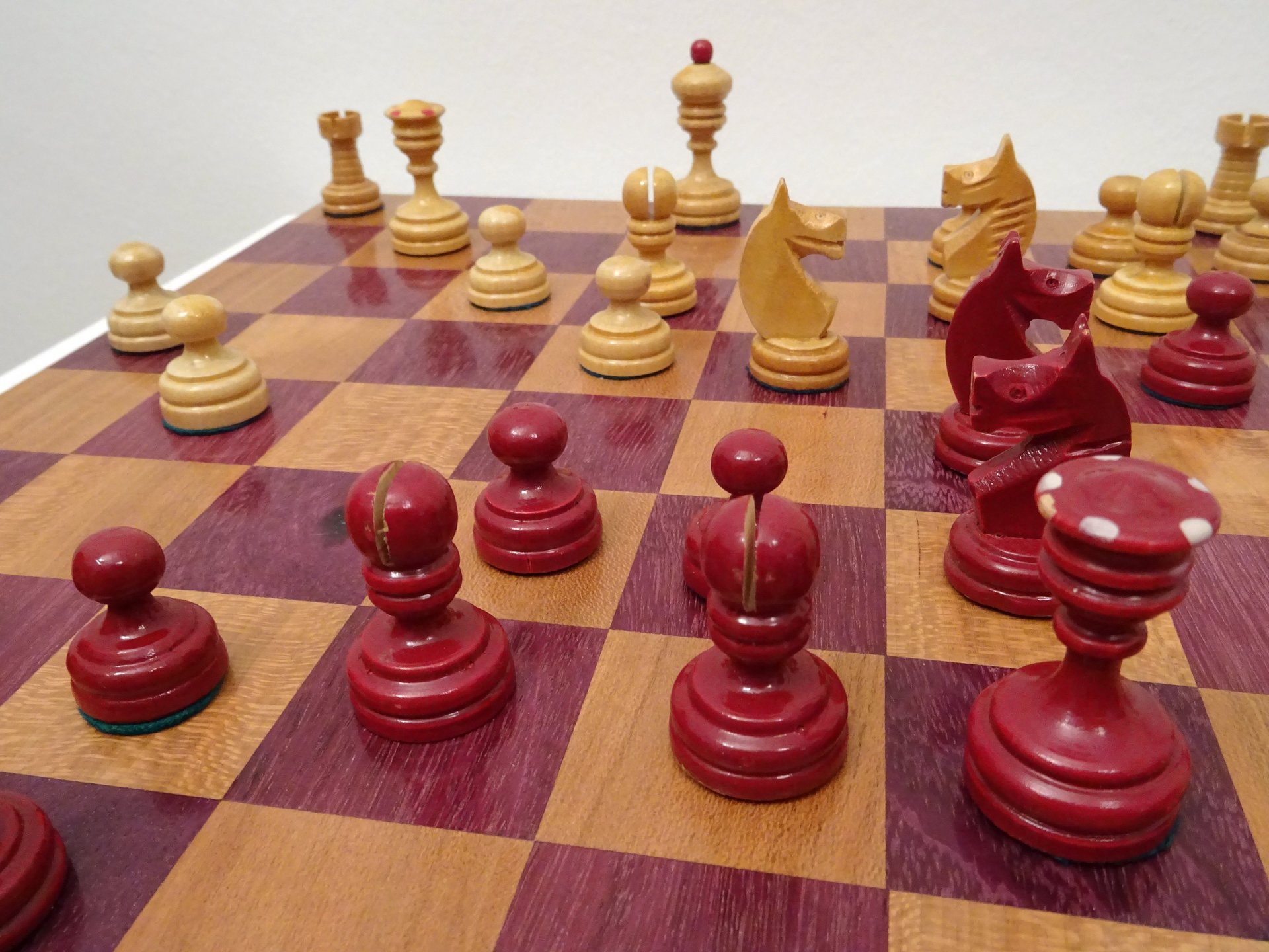 Danish Union Chess Set (aka "Knubbel"), 1950