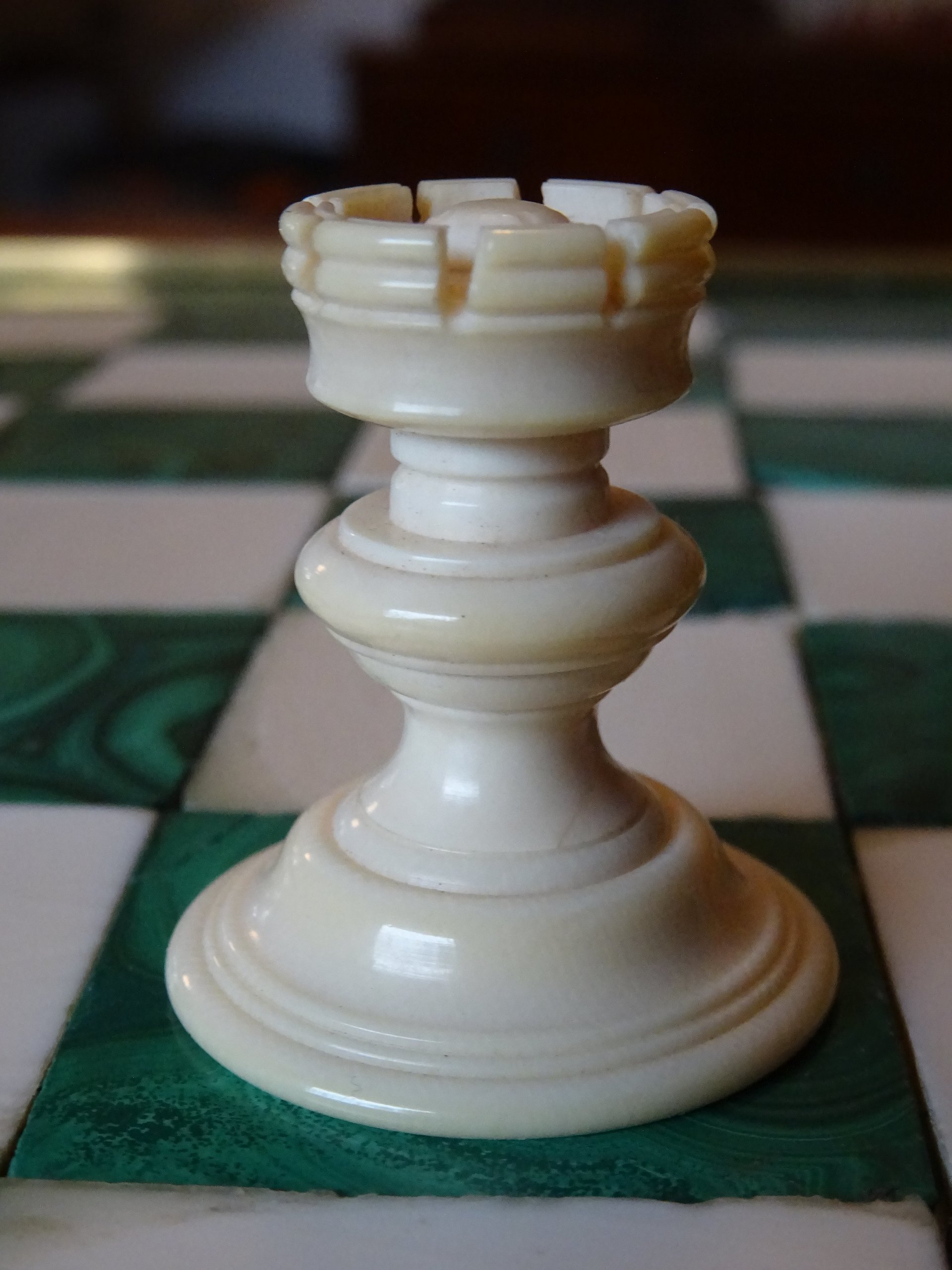 Indian Ebony and Ivory Chess Set, ca. 1900