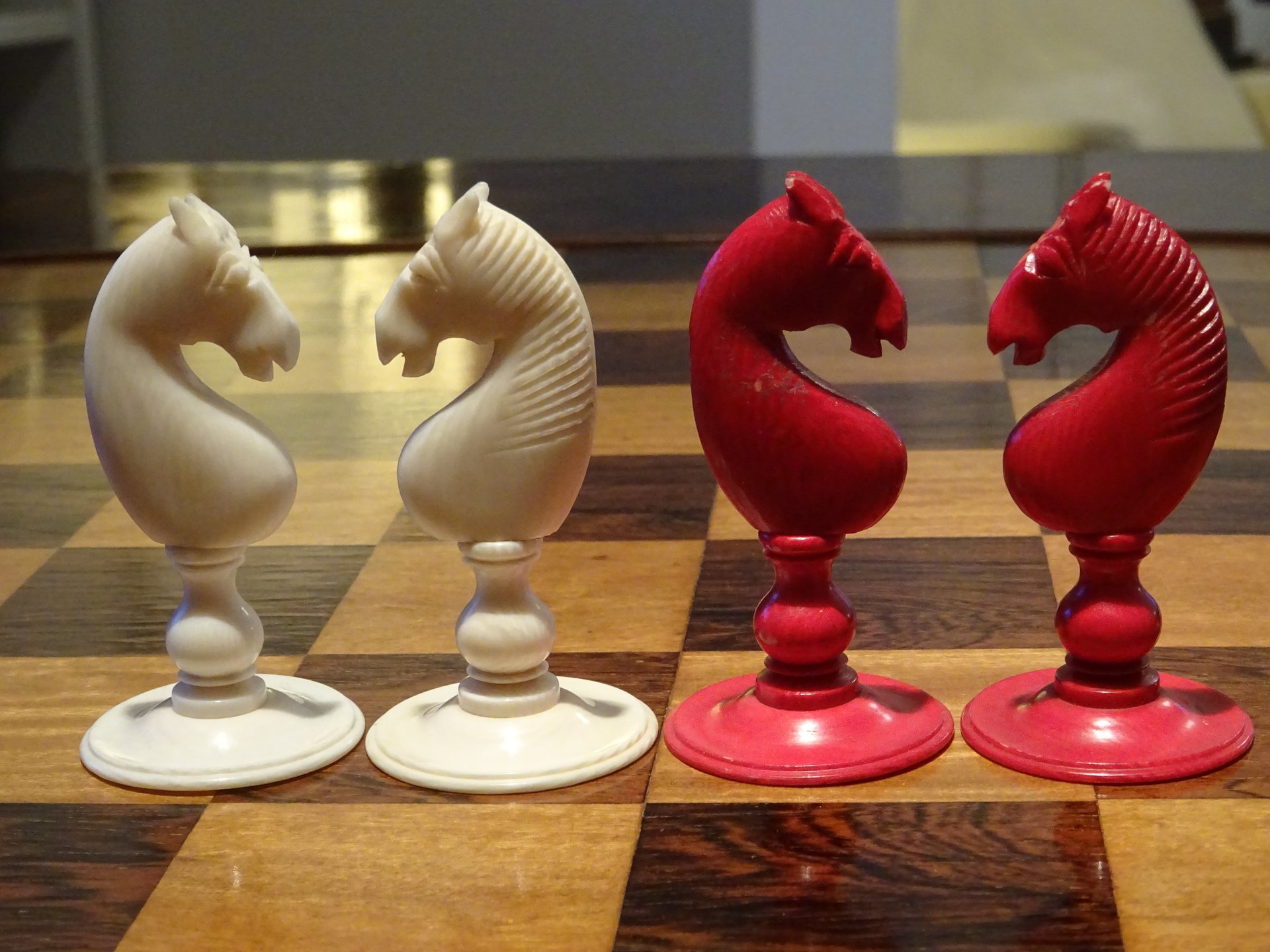 English Ivory Chess Set, Calvert, ca. 1800-1820