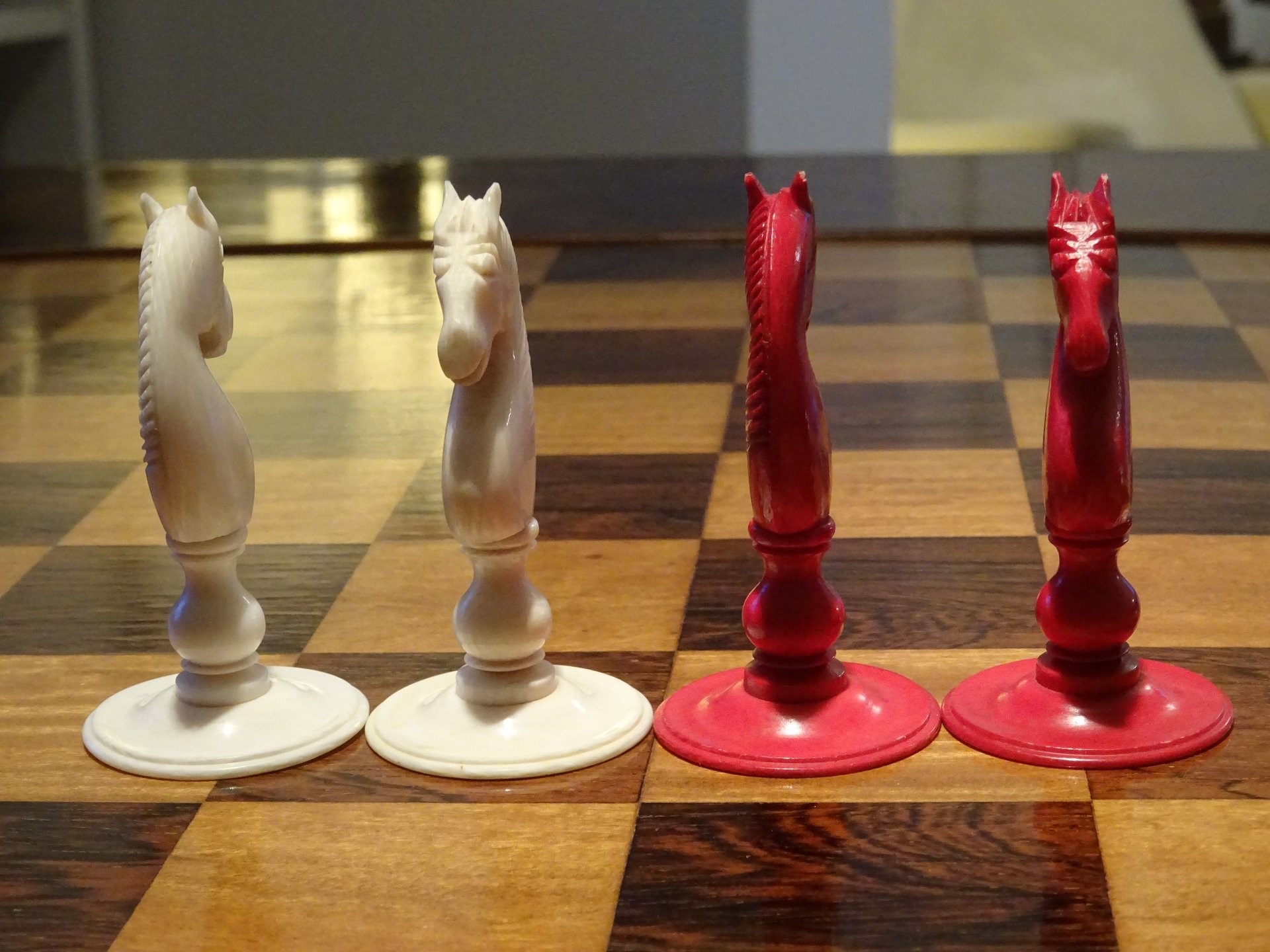 English Ivory Chess Set, Calvert, ca. 1800-1820