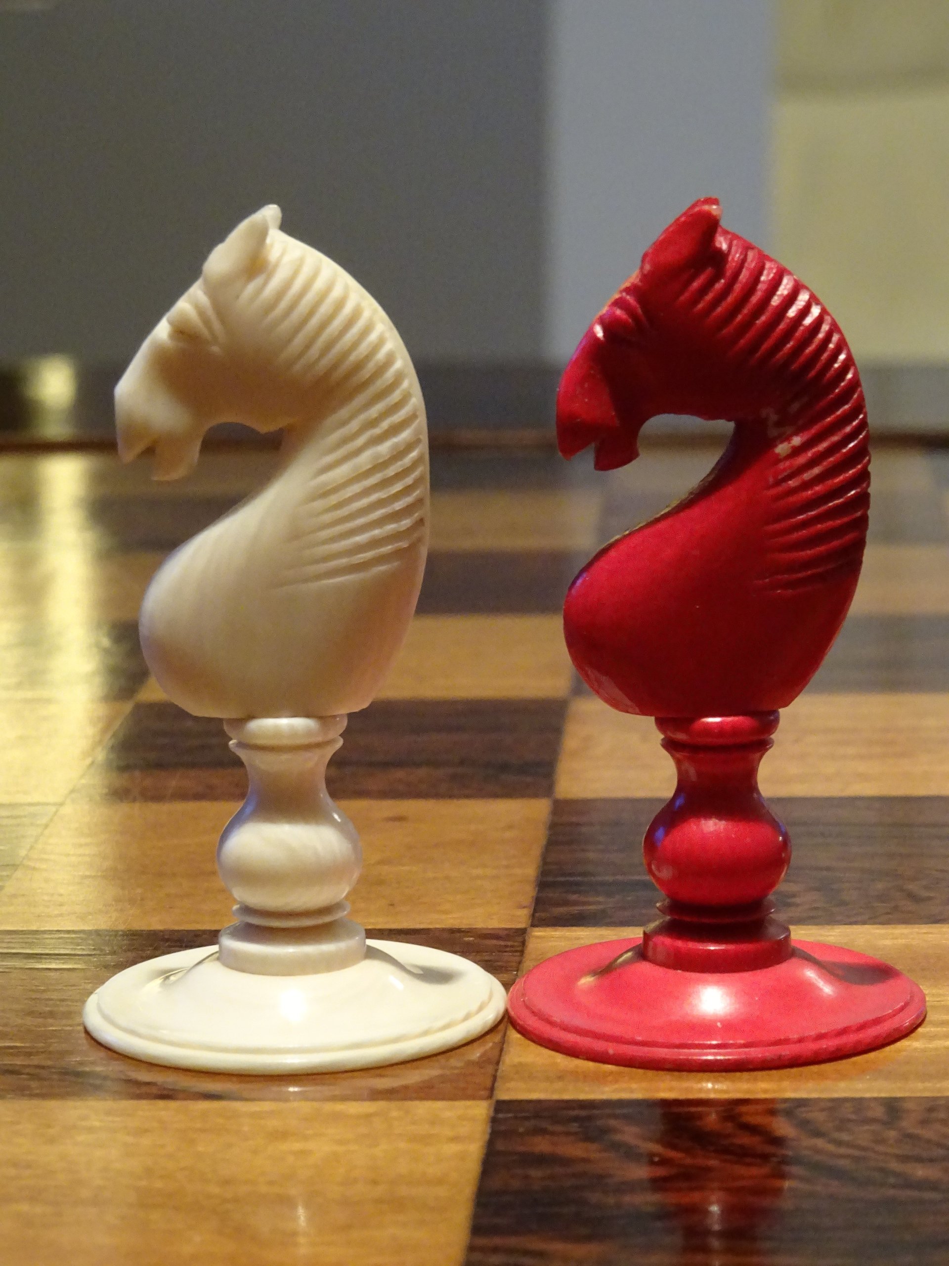 English Ivory Chess Set, Calvert, ca. 1800-1820