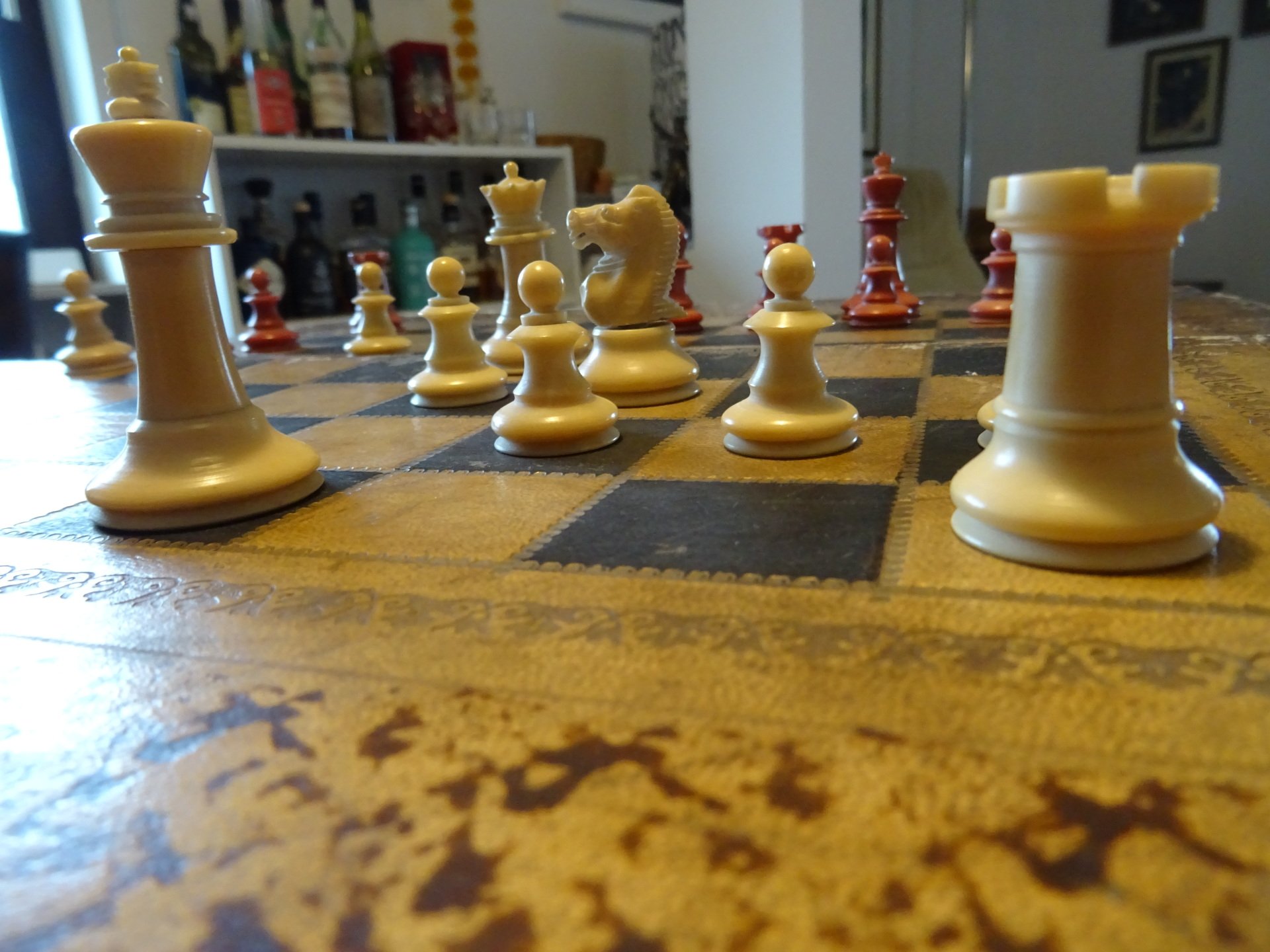 Tagua Nut Staunton Chess Set, late 19th / early 20th century