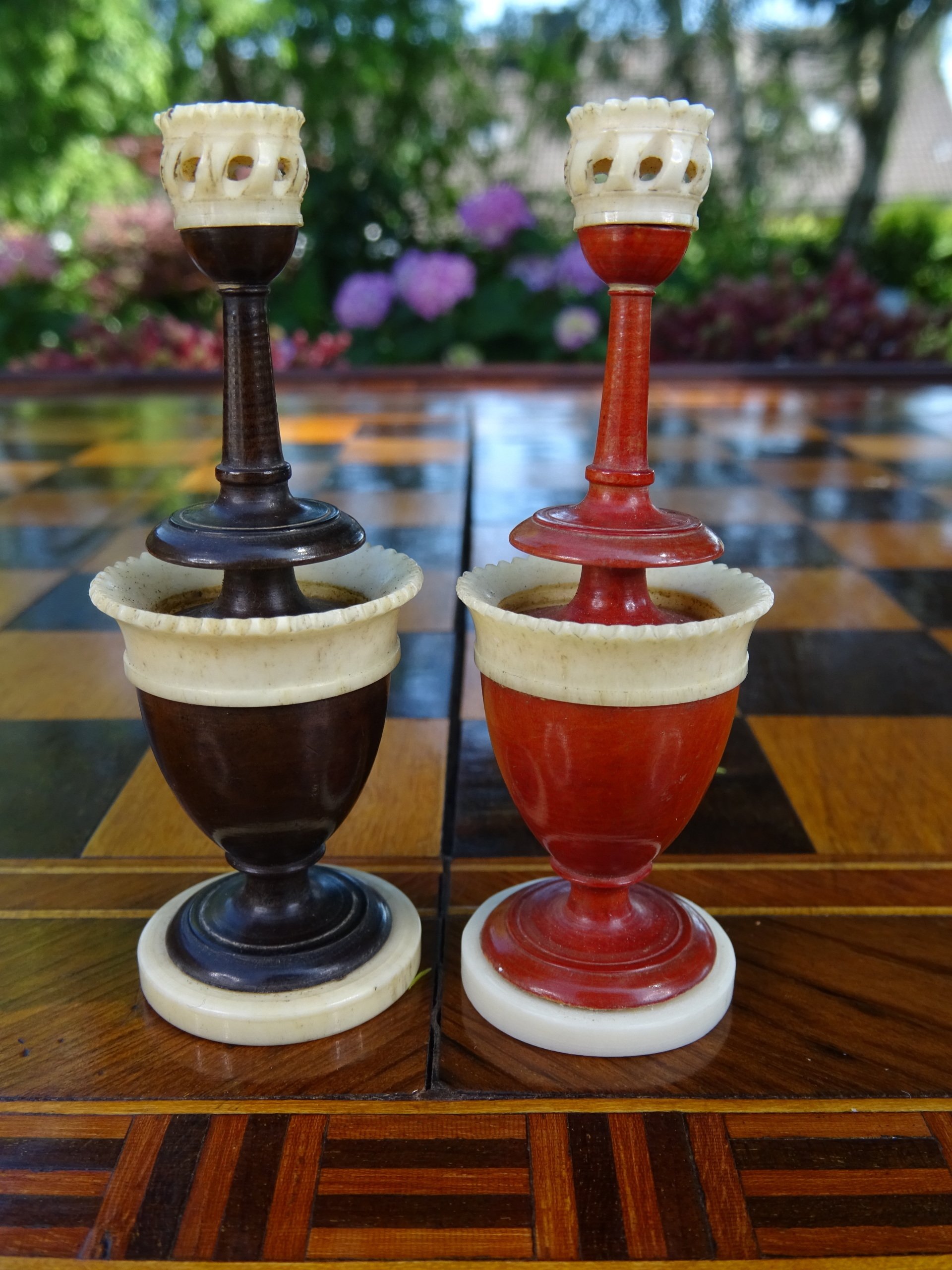 French Lyon Chess Set, ca. 1780-1820