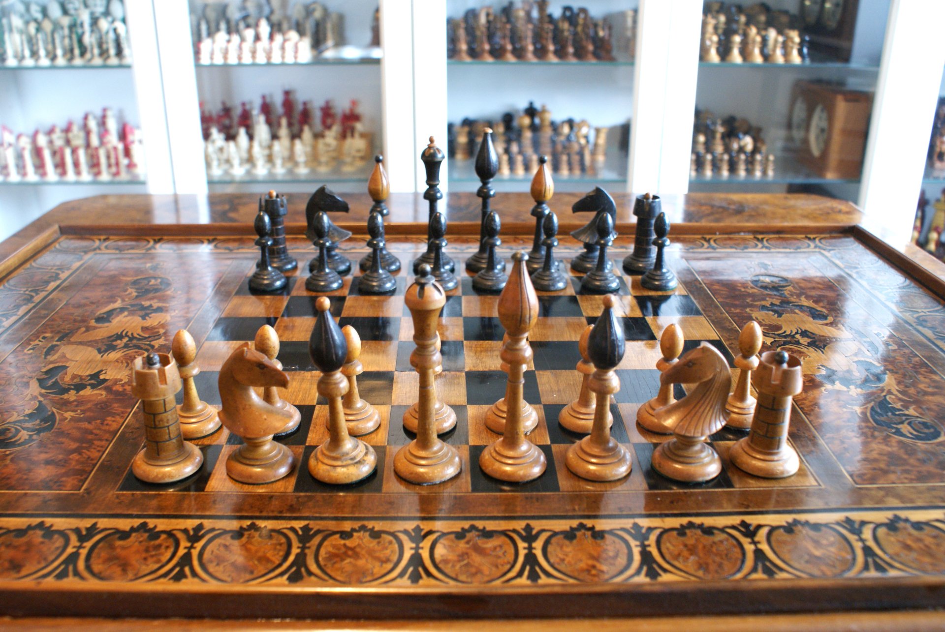 Bohemian Chess Set, ca. 1890-1910