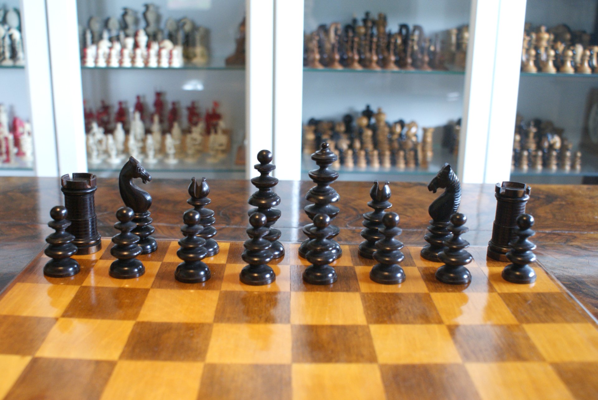 Old English Chess Set, ca. 1780