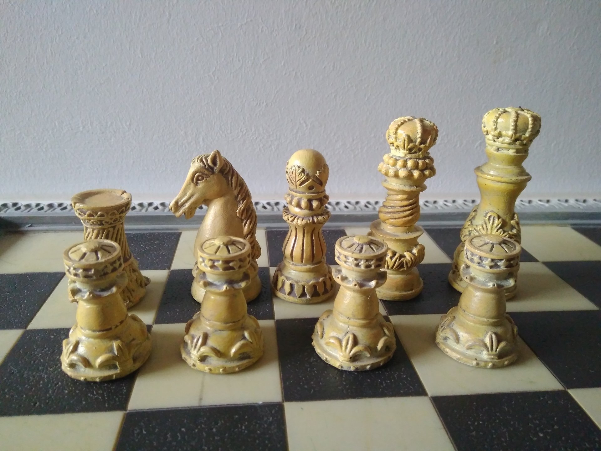 Spanish Chess Set, 17th Century Reproduction