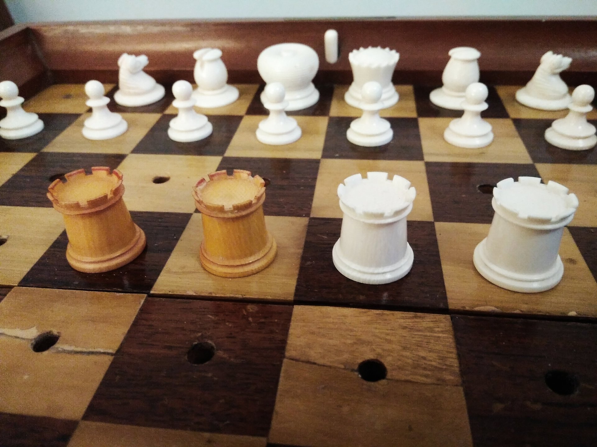 Jaques "In Statu Quo" Ivory Travelling Chess Set, ca. 1880