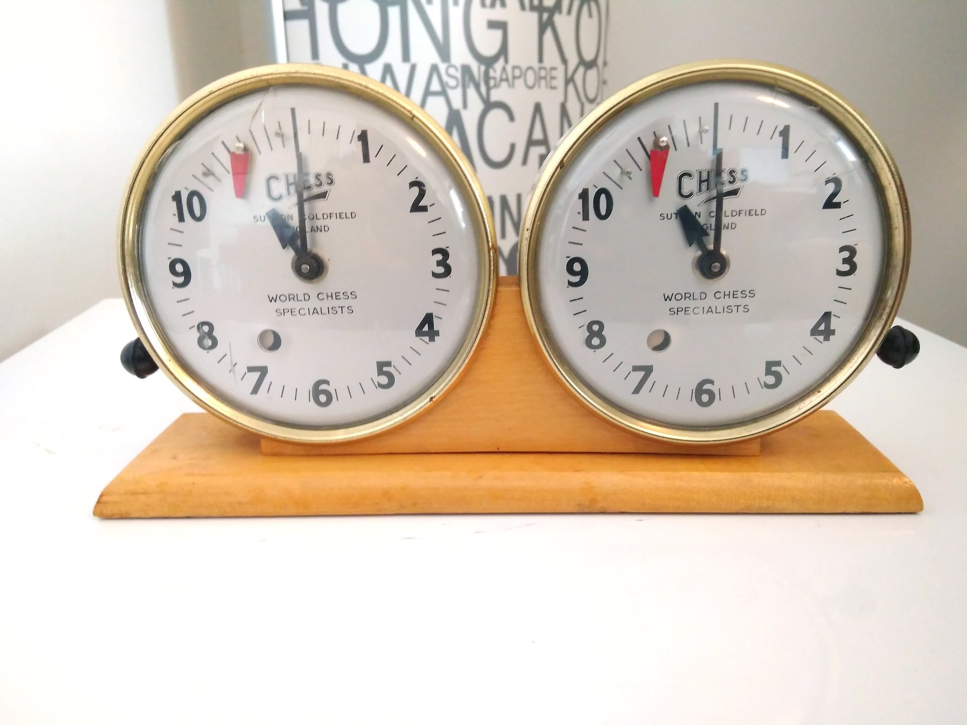 Antique chess clocks, chess timers, Antike Schachuhren