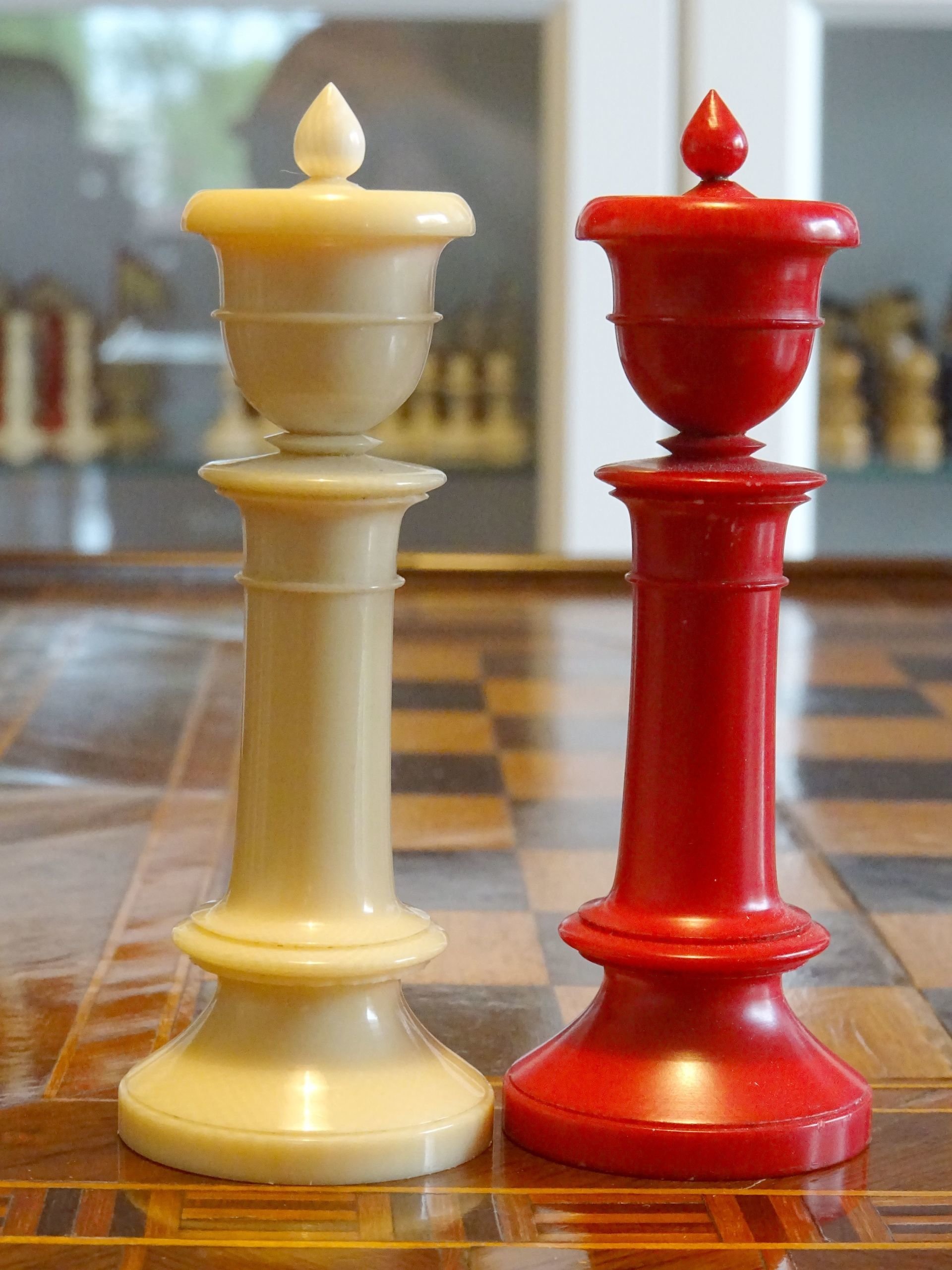 Jaques "Northern Upright" Ivory Chess Set, ca. 1850-1880