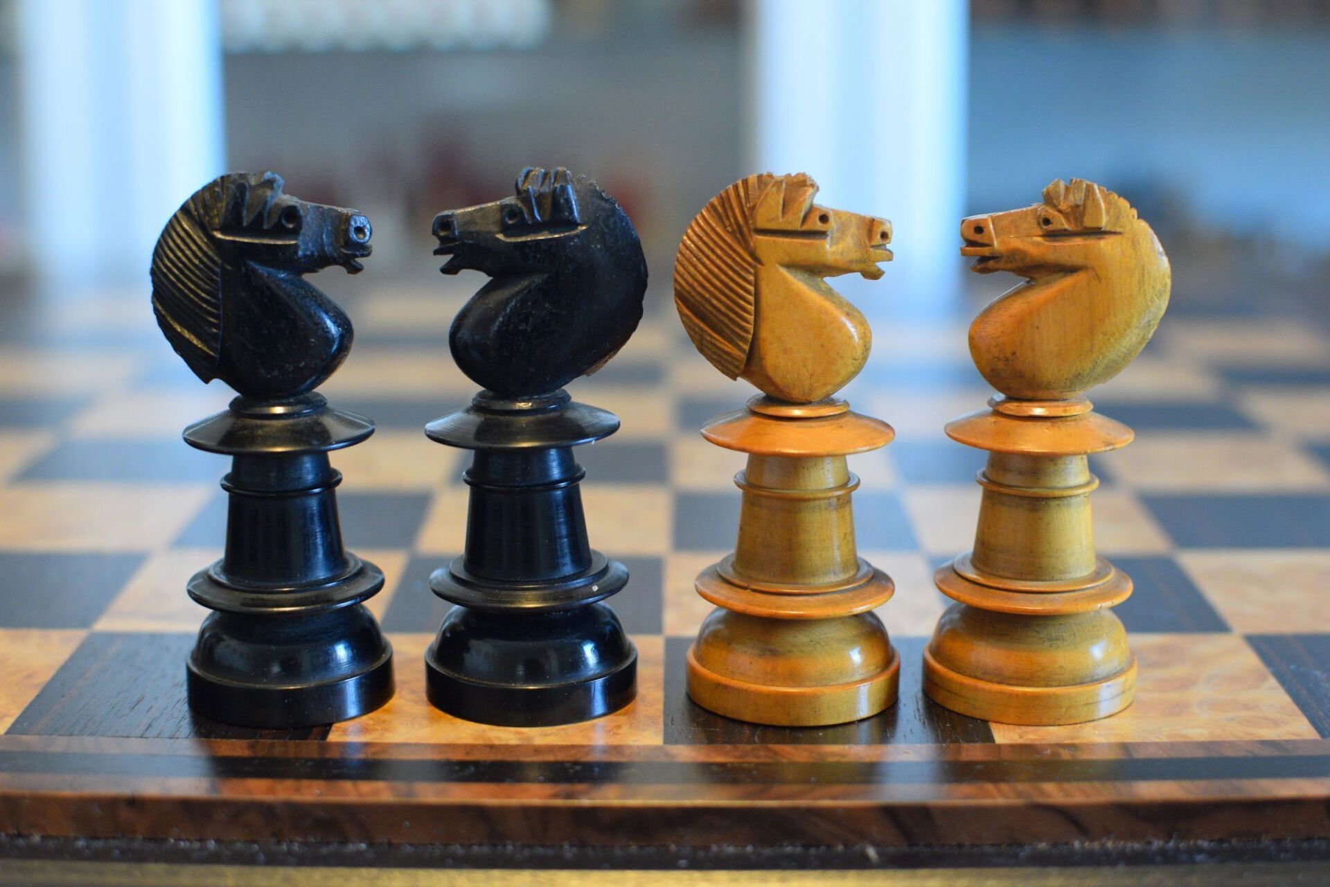 English "Northern Upright" Chess Set, ca. 1850