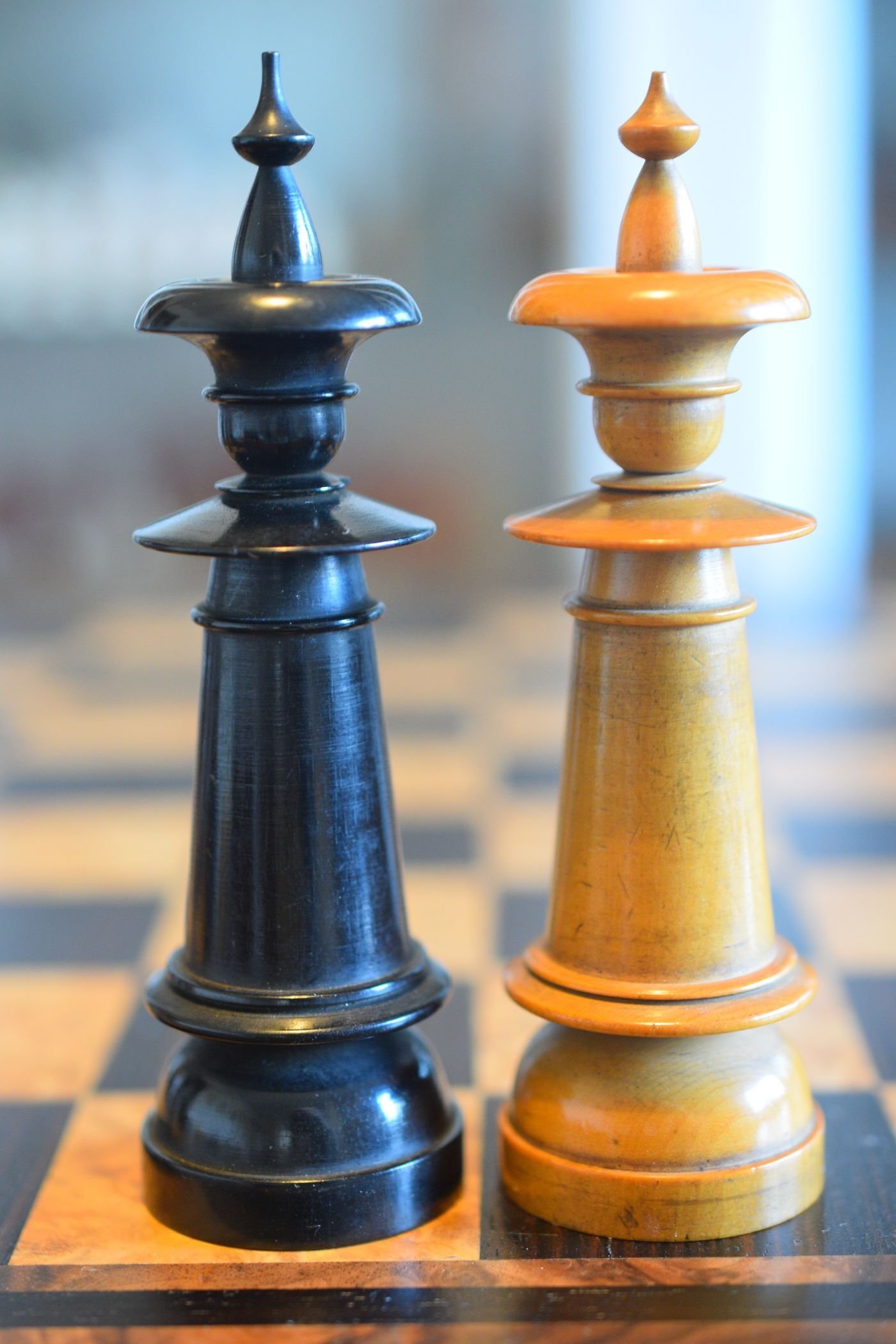 English "Northern Upright" Chess Set, ca. 1850