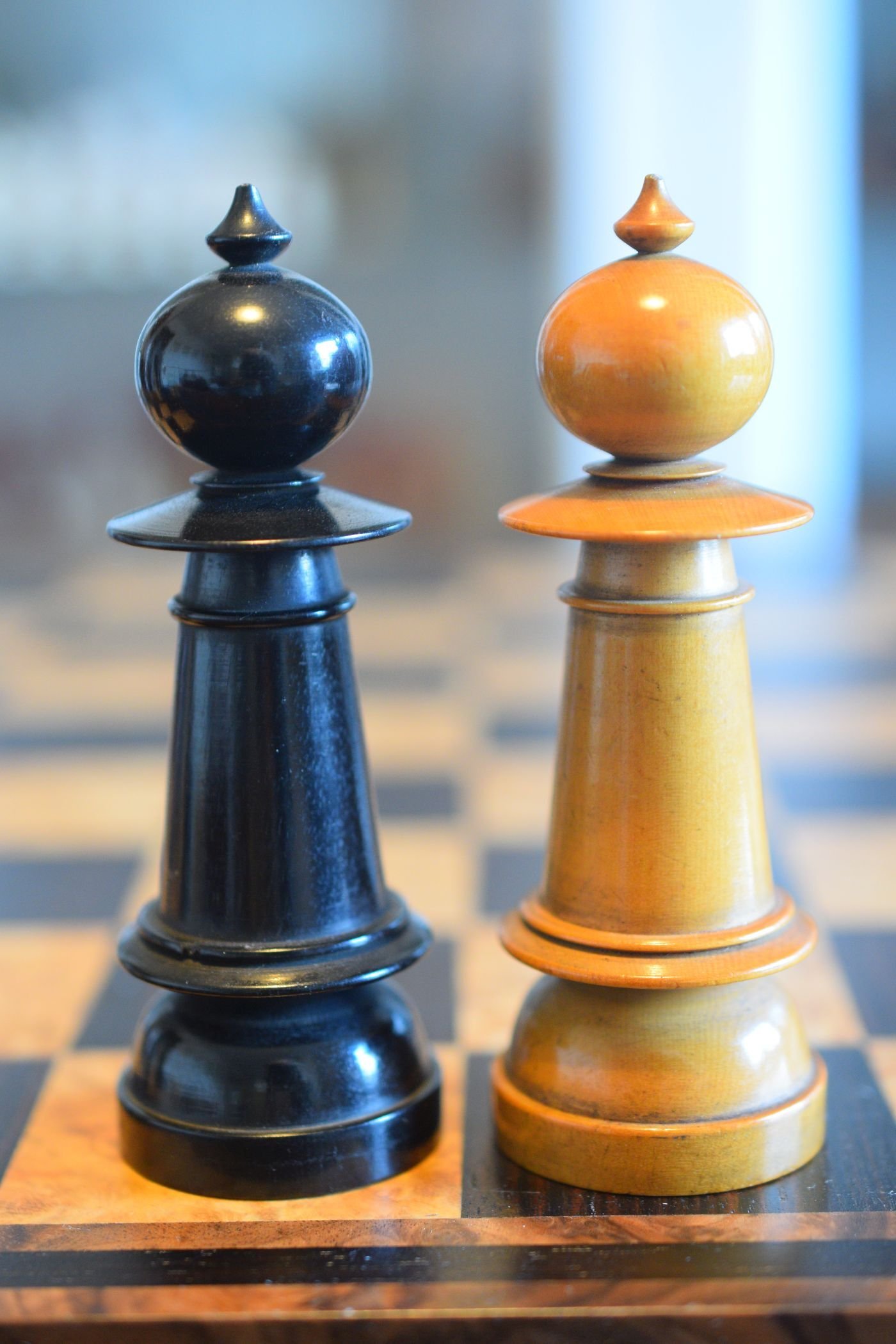 English "Northern Upright" Chess Set, ca. 1850