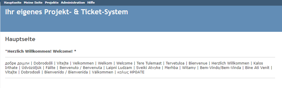 REDMINE Projekt-Ticket-System auf eigener Linux VM