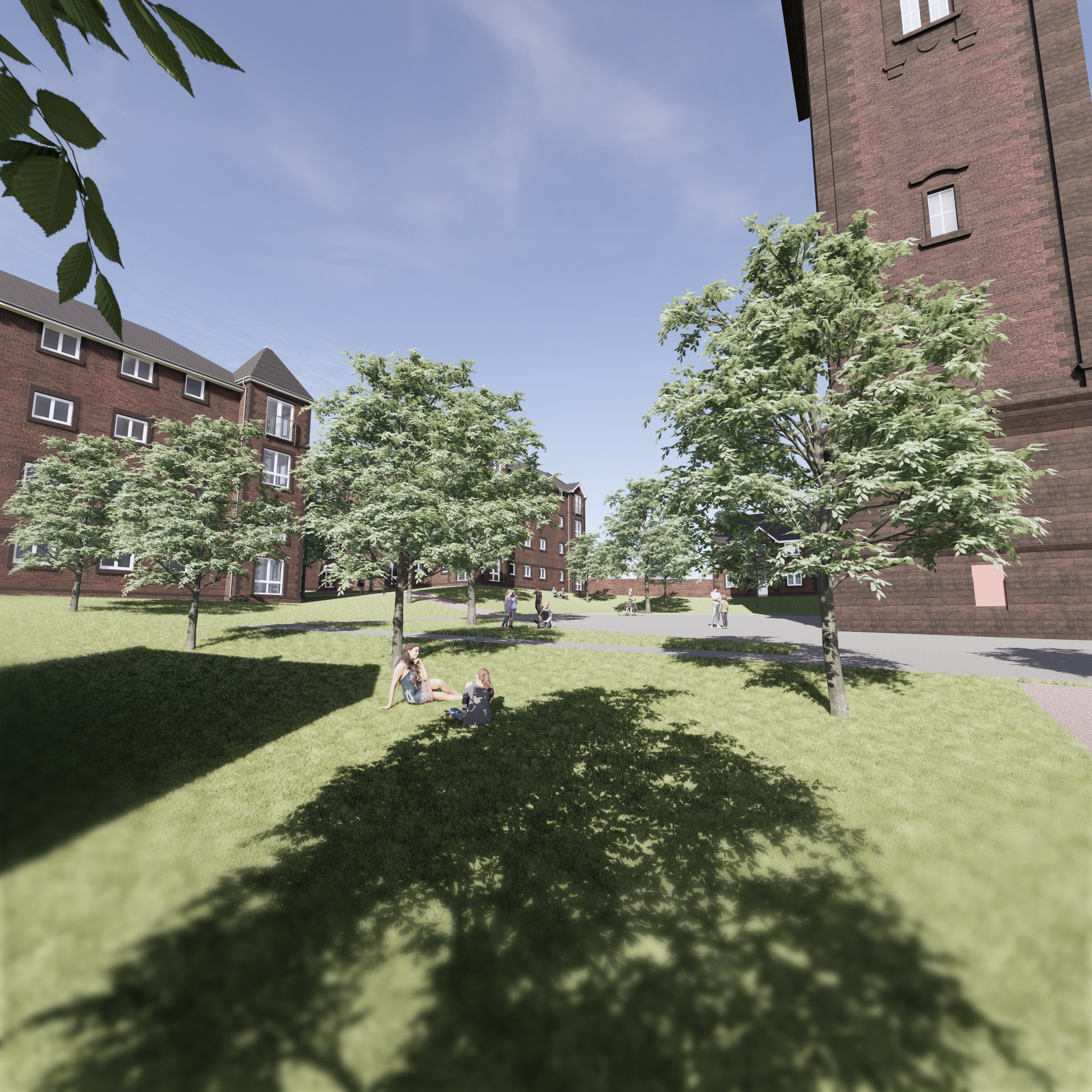 Ruchill hospital residential development