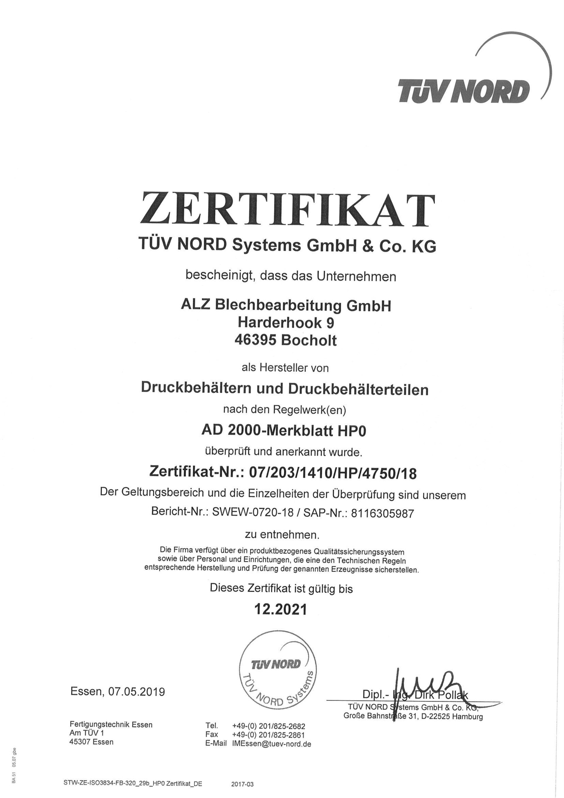 Zertifikate
