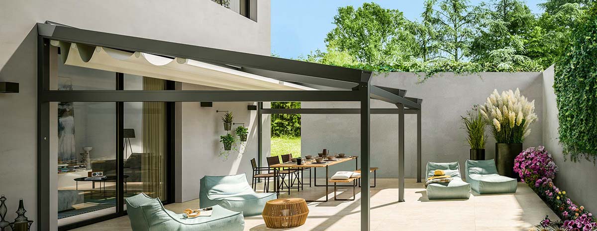 Corradi USA Exterior Shades | Awnings, Screens, Louvered Roof System ...