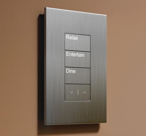 Lutron Palladiom Roller Shades Control Keypads | Fashion Interiors