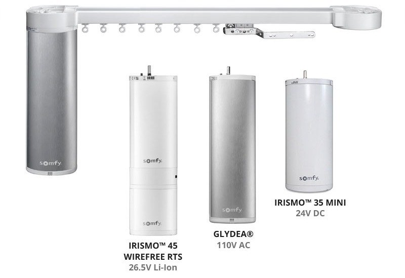 Somfy Motorized Drapery & Curtains | Works With Alexa & Google ...