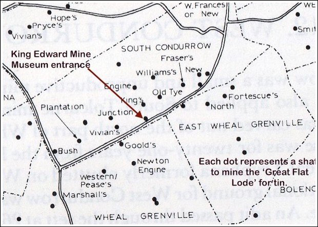 History of Cornish Tin Mining at King Edward Mine