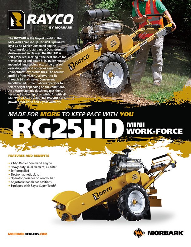 Green Plant UK - Rayco RG25HD Stump grinder for sale or hire - Tel ...